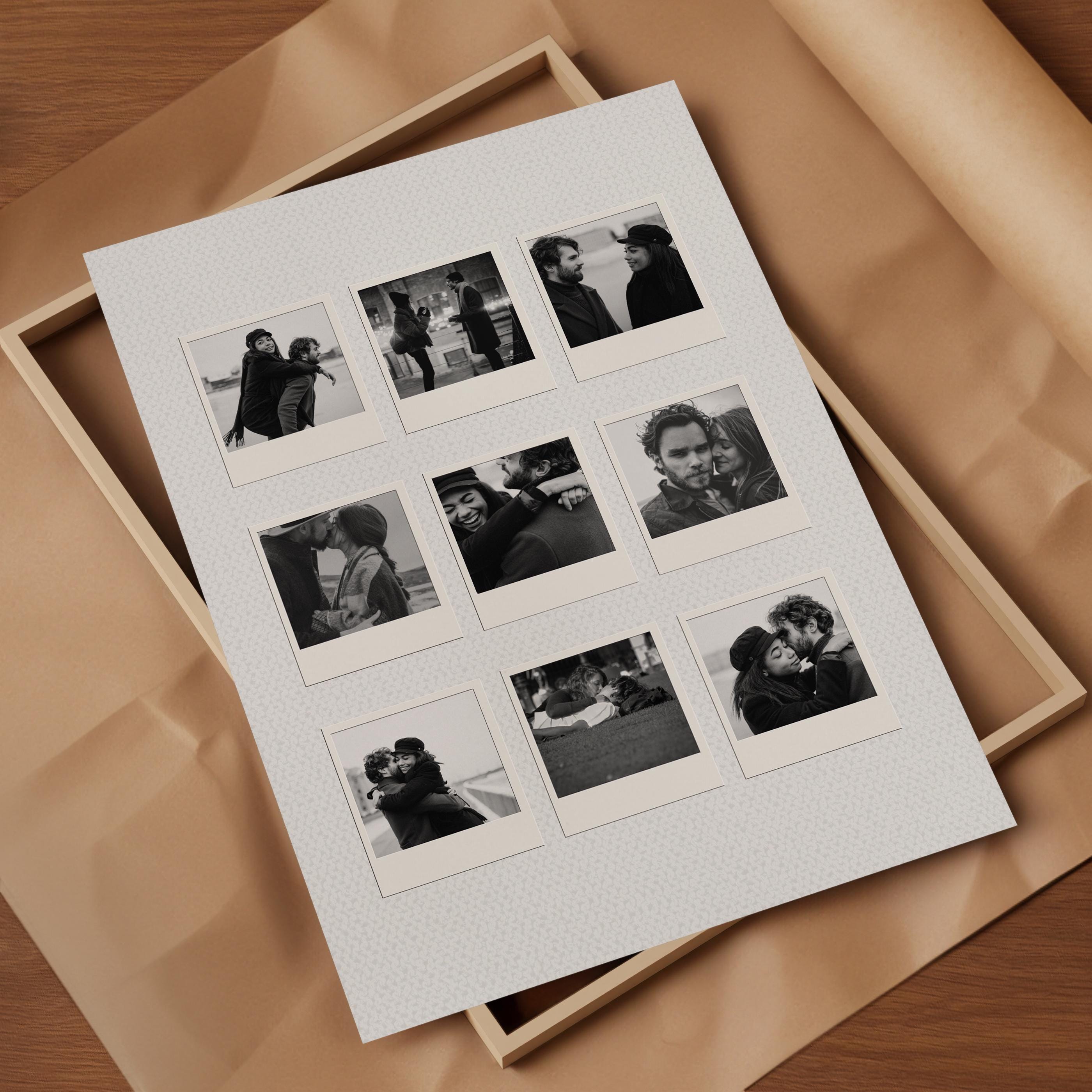 Digital Download Custom Polaroid Print Photo Collage, Personalized ...