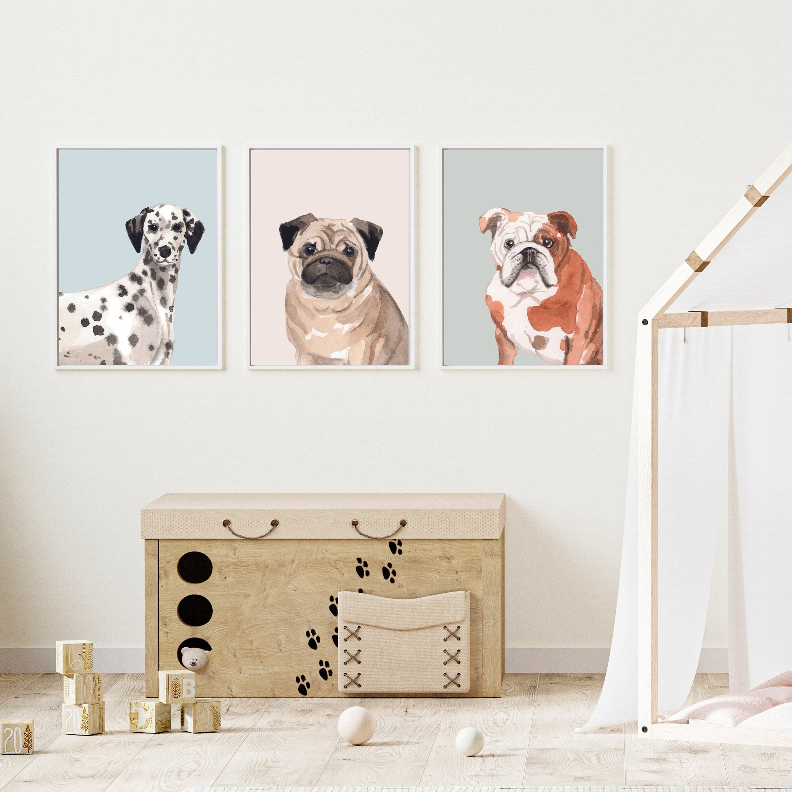 Digital Download English Bulldog Poster Guard Dog Print English Bulldog ...