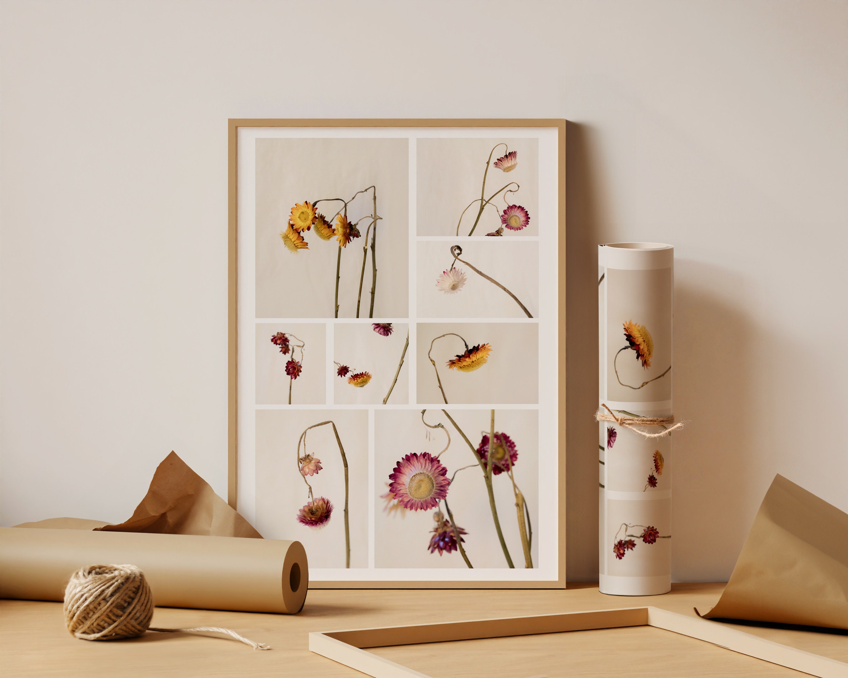 Digital Printable Flower Poster, Downloadable Herbarium Botanical ...