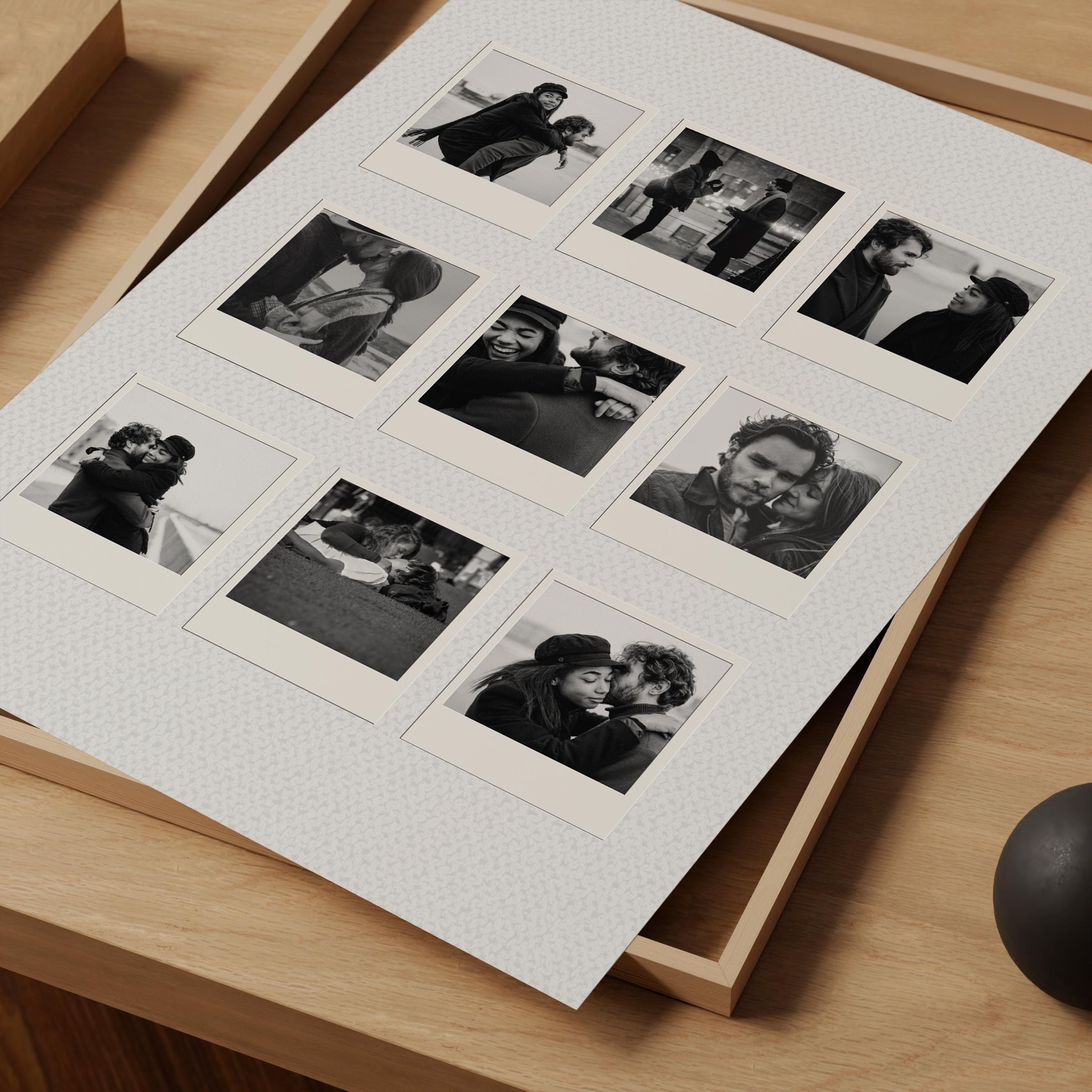 Digital Download Custom Polaroid Print Photo Collage, Personalized ...