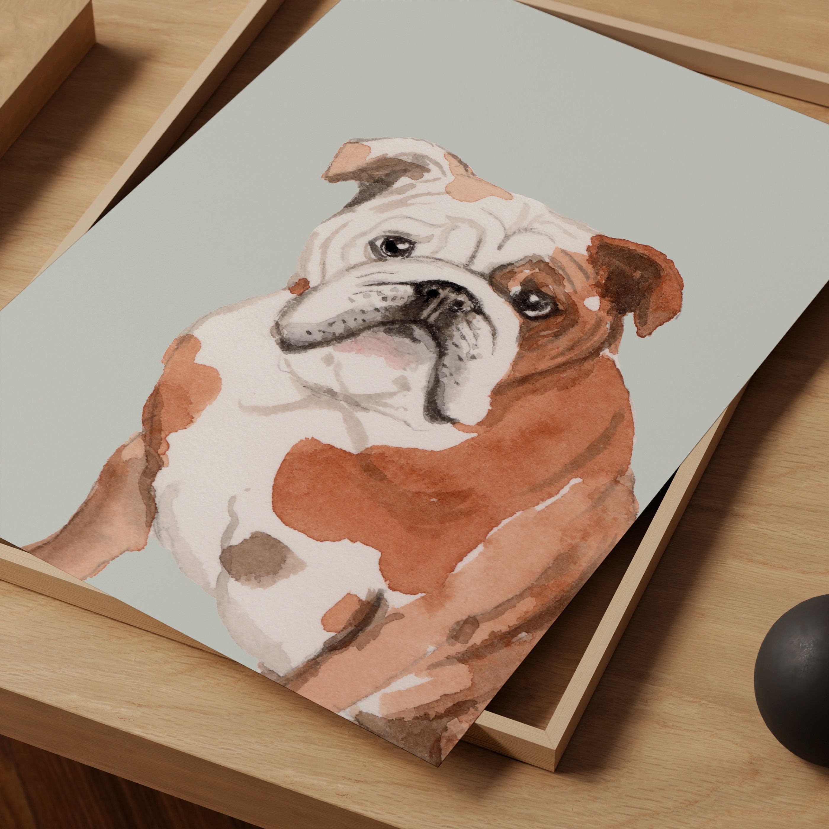 Digital Download English Bulldog Poster Guard Dog Print English Bulldog ...