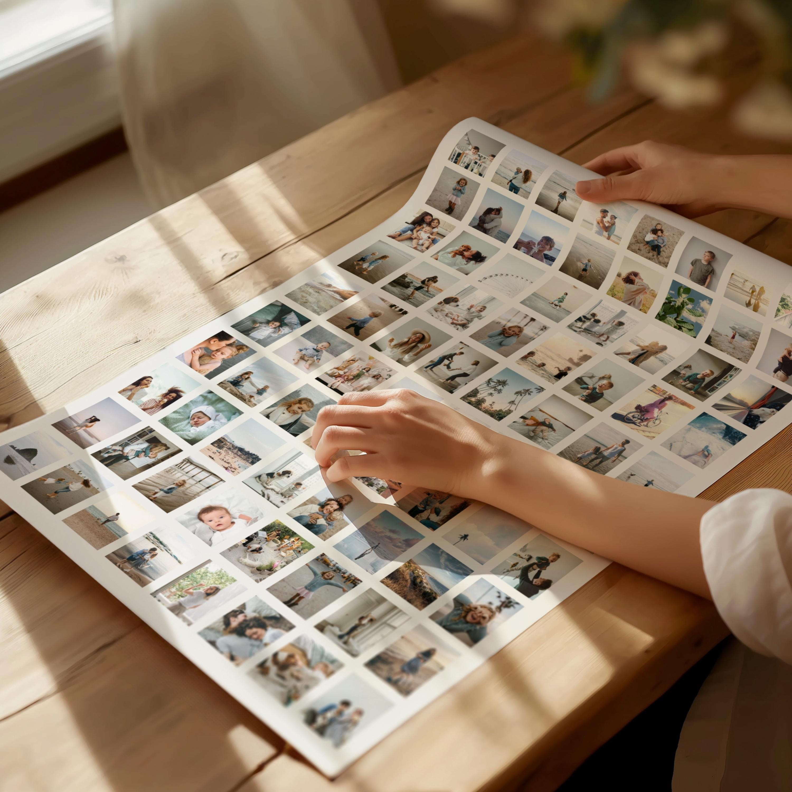 80 Photos - Personalized Photo Collage Print - Multiple Pictures ...