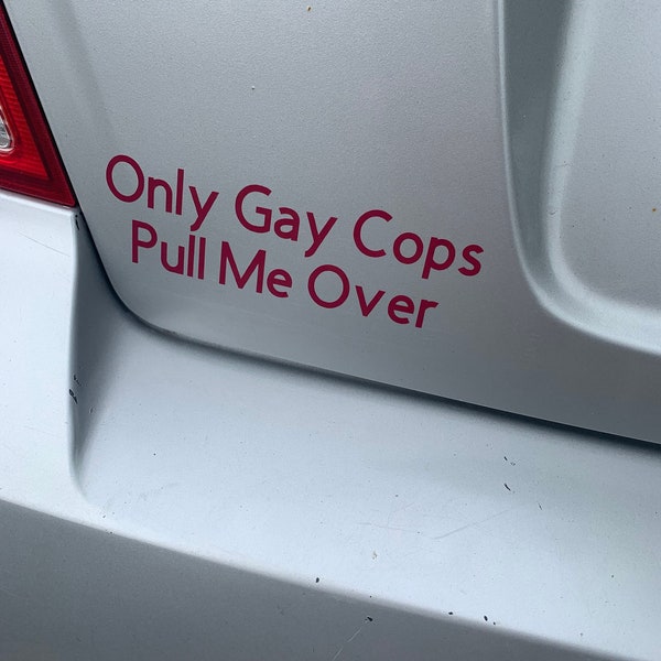 Only Gay Cops Bumper Sticker - Etsy