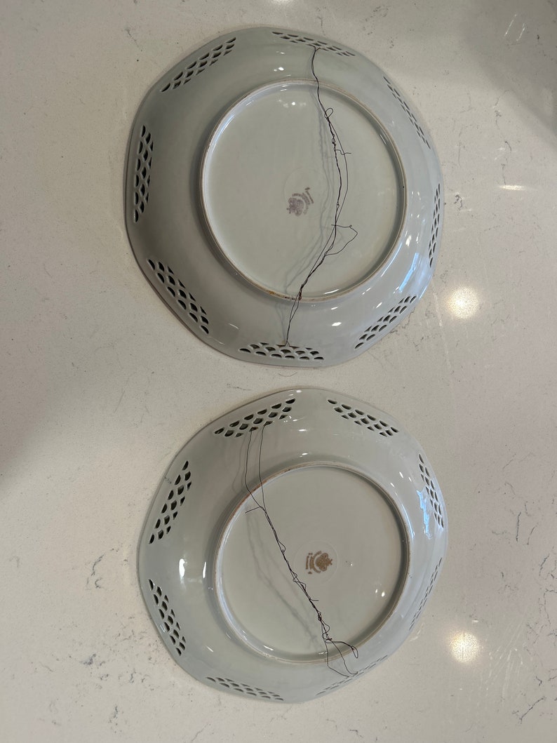 Antique Bavaria Plates Set of 2 - Etsy