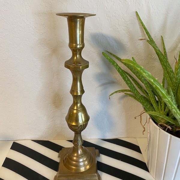 India Brass Candlesticks - Etsy