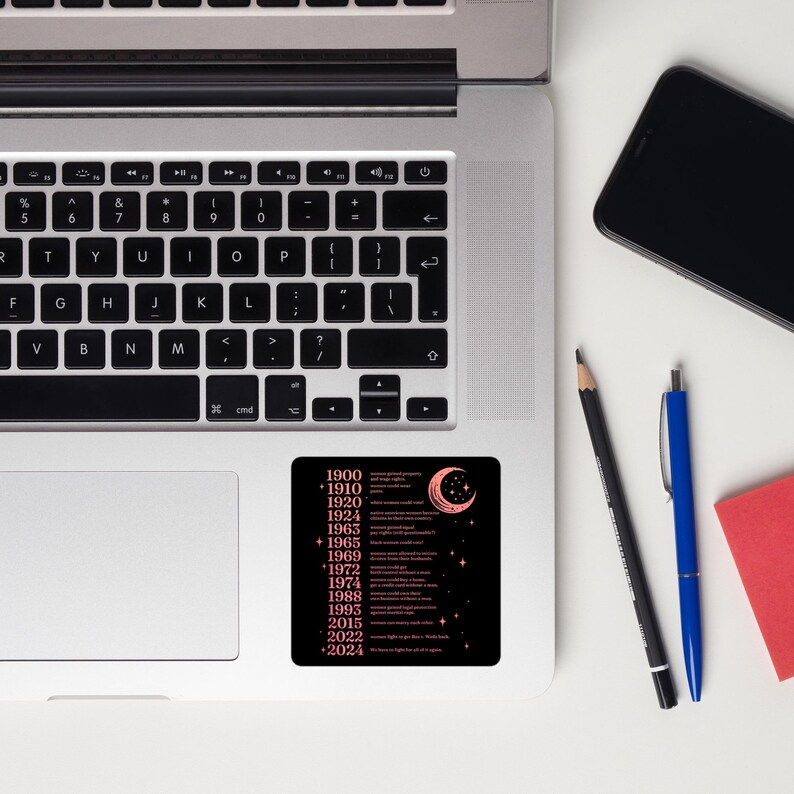 Feminist Timeline Sticker - Etsy