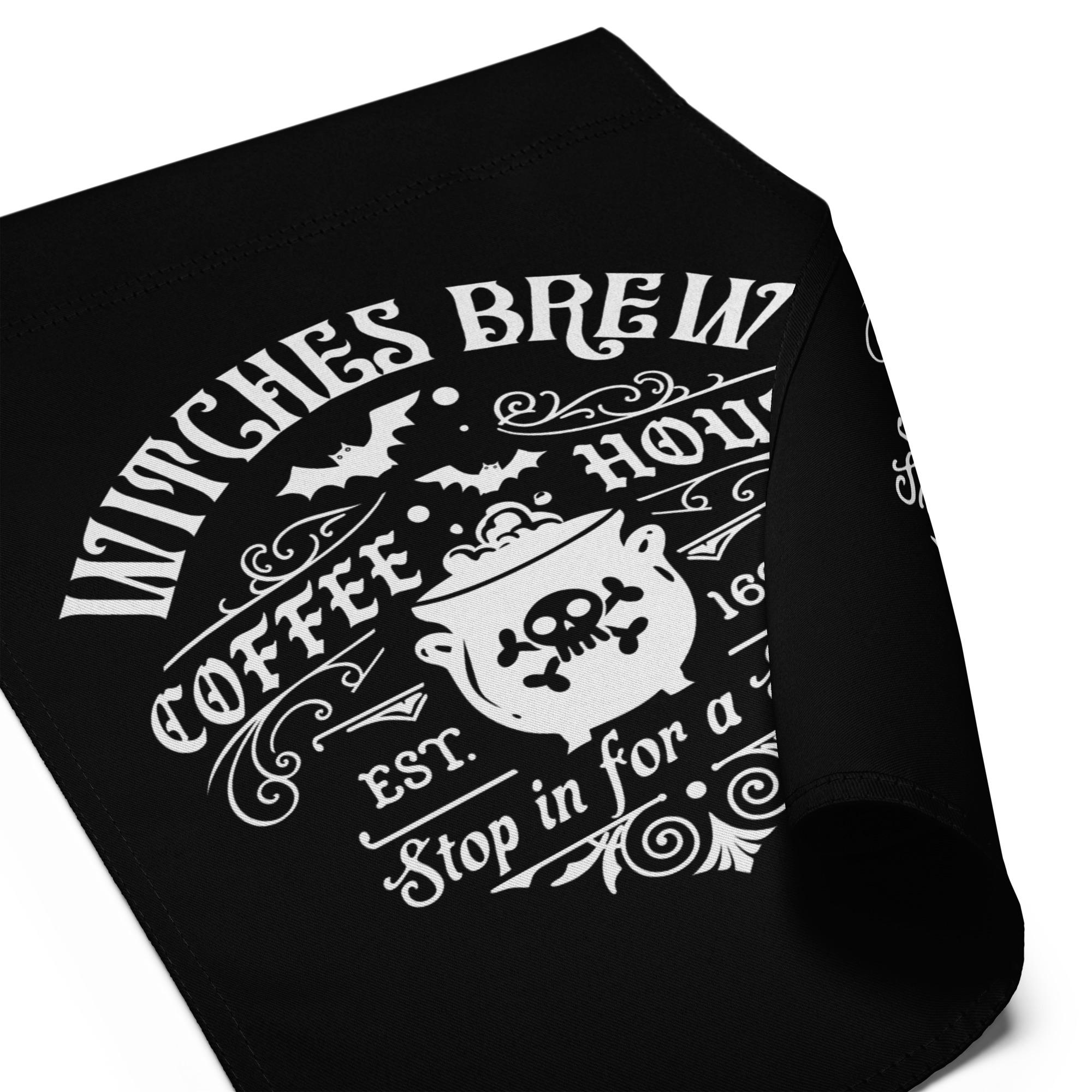 Witches Brew Coffee House Garden Flag: Witchy Halloween Yard Decor - Etsy