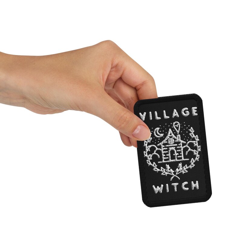 Village Witch Embroidered Patch - Etsy