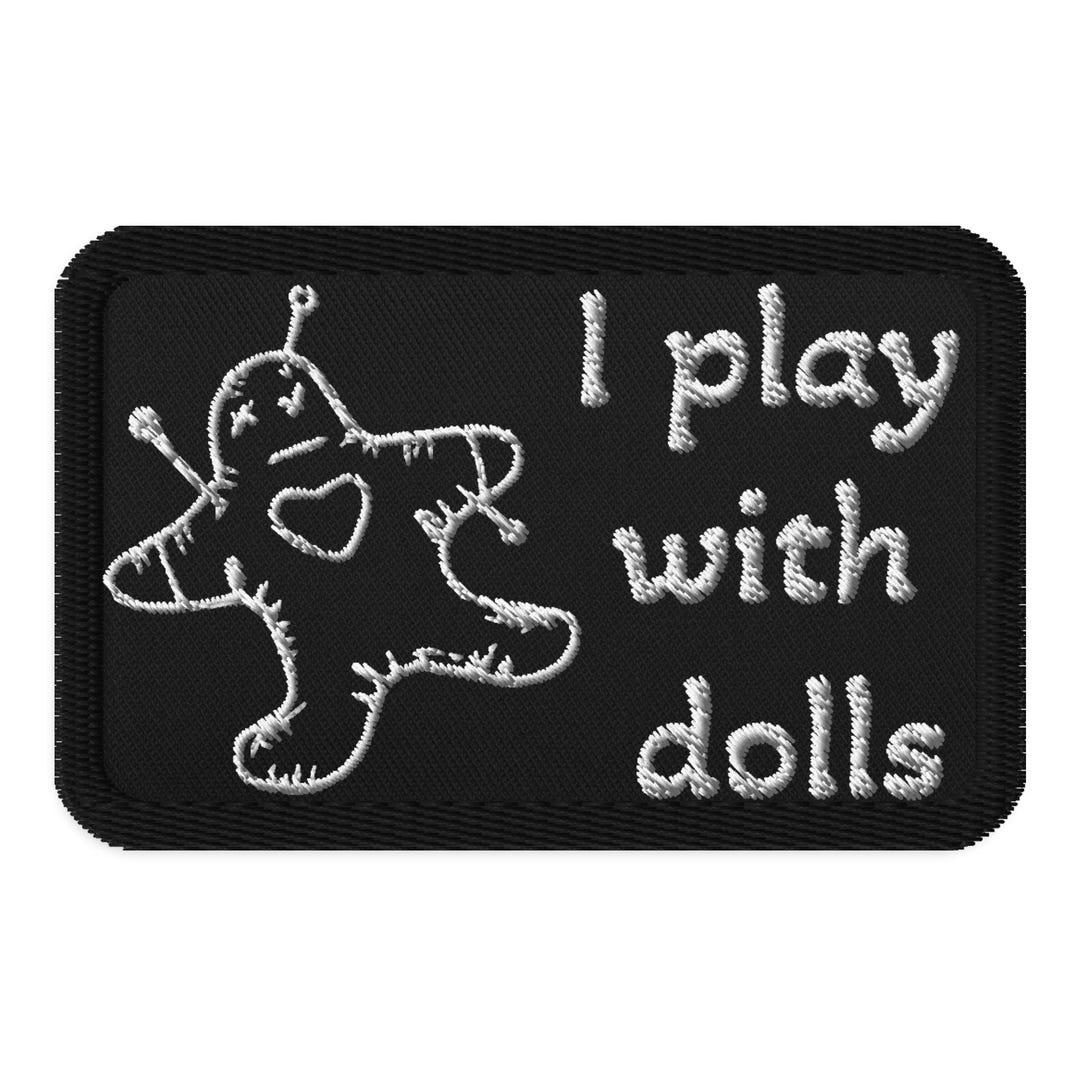 Voodoo Doll Embroidered Patch - Etsy