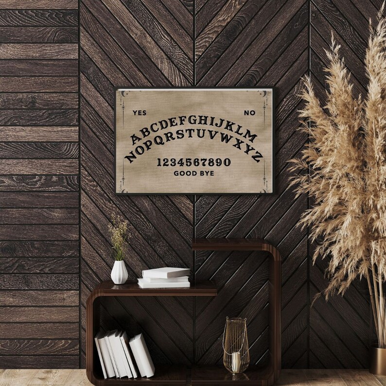 Ouija Spirit Board Printable Wall Art, Antique Ouija Board Printable ...