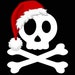 Santa Skull and Crossbones PNG, Skull Santa Clip Art Clipart, Skully ...