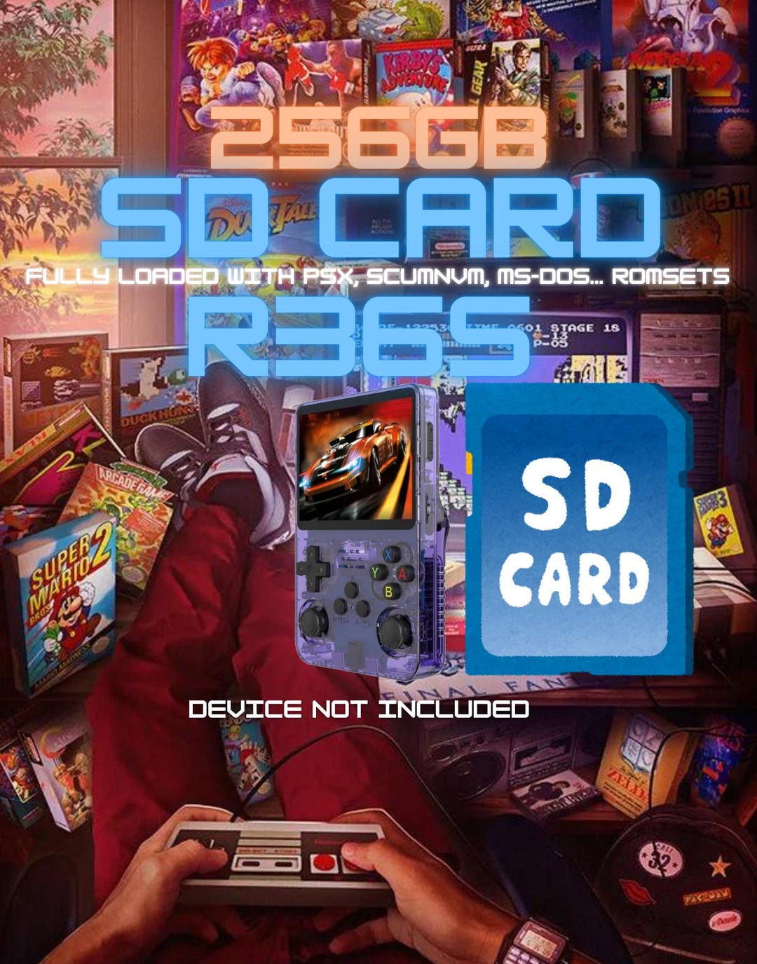 R36S 256GB Fully Loaded SD CARD - Etsy