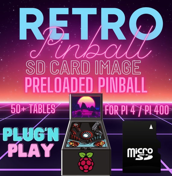 Pinball Legend für Raspberry Pi 4 oder Pi 400. Plug & Play 8 - Etsy.de