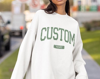 Custom Text Distressed Shirt - Etsy