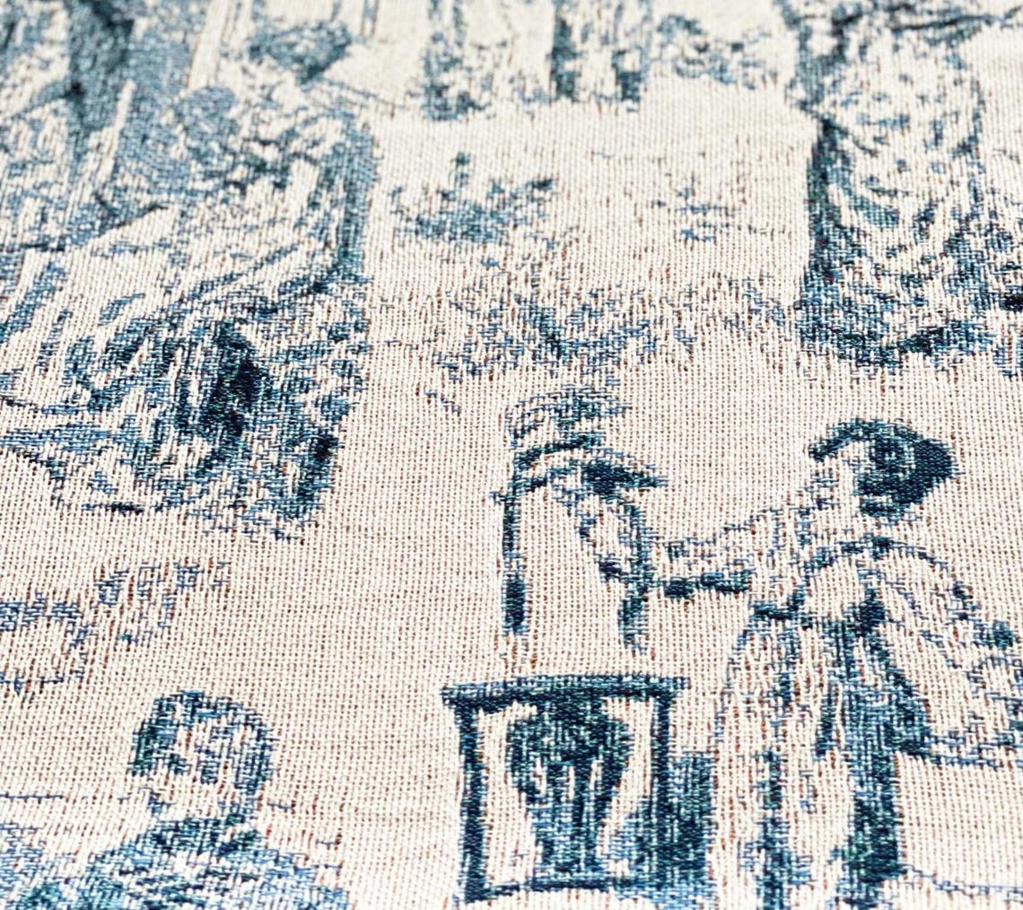 Pride and Prejudice Blanket, Jane Austen Gift, Woven Tapestry Cotton ...