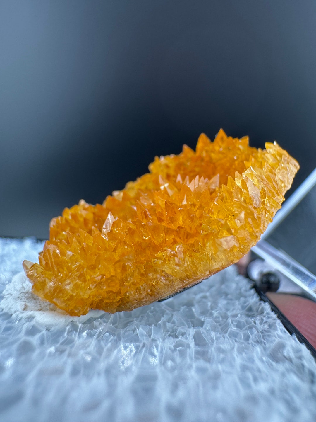 Orange Calcite From Grabiszyce Quarry, Gimina Lesna, Luban County ...