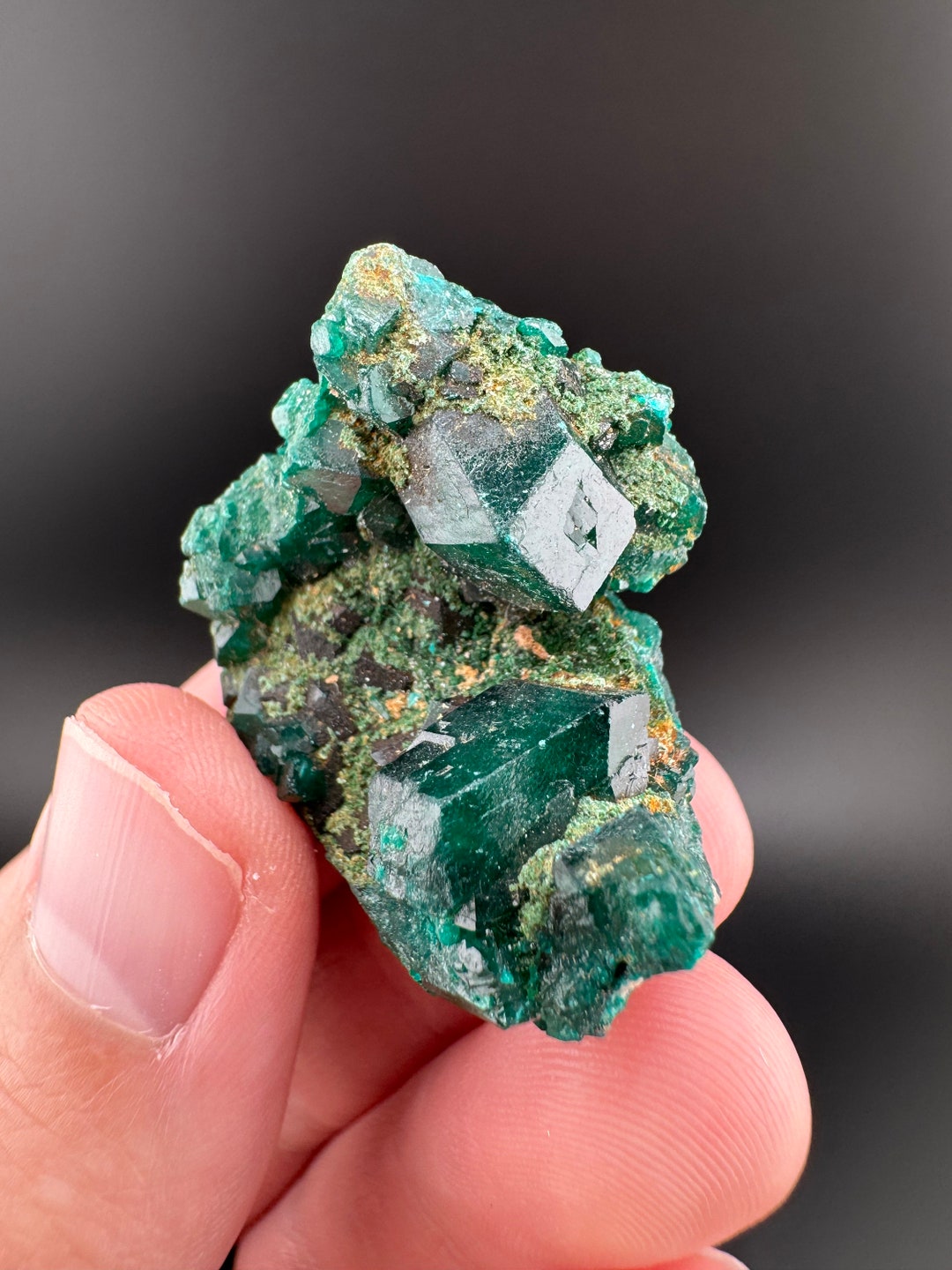 Dioptase, Congo Specimens, Dioptase Crystal, Dioptase Cluster, Natural ...