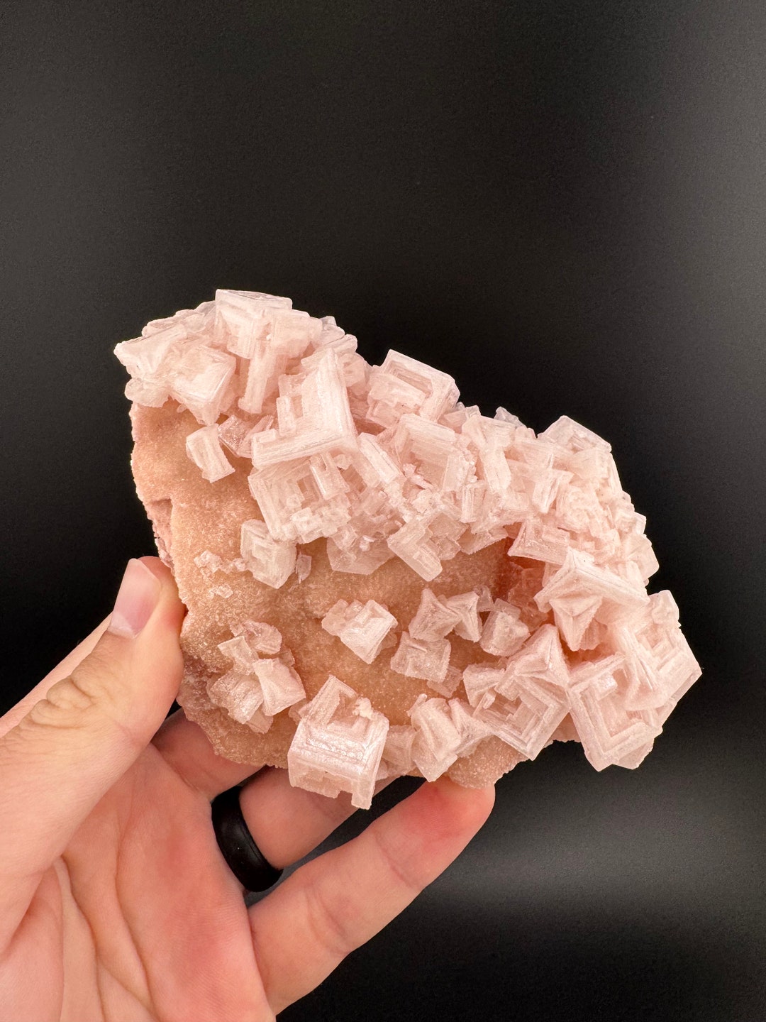 Pink Halite From Owens Lake, Inyo County, California, Natural Pink ...