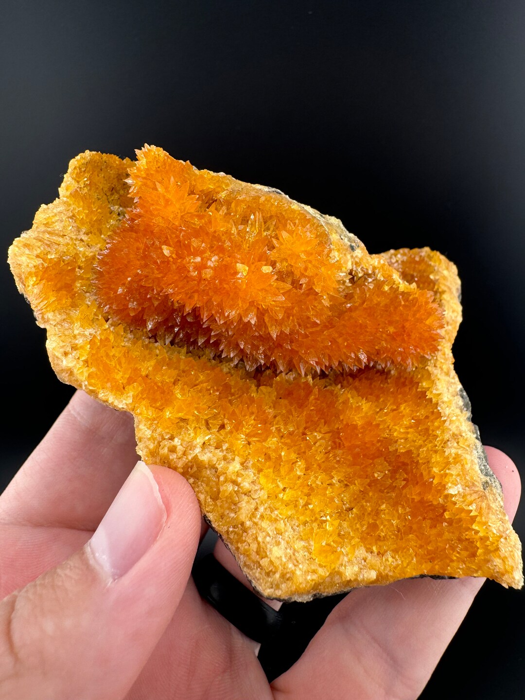 Orange Calcite From Grabiszyce Quarry, Gimina Lesna, Luban County ...