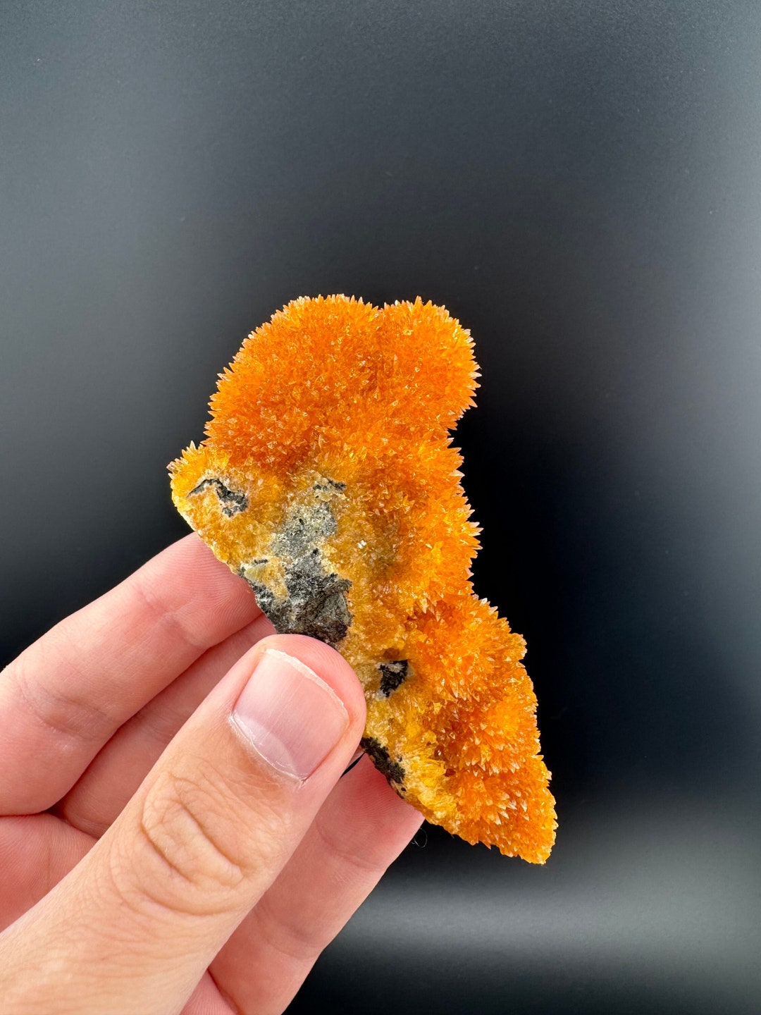 Orange Calcite From Grabiszyce Quarry, Gimina Lesna, Luban County ...