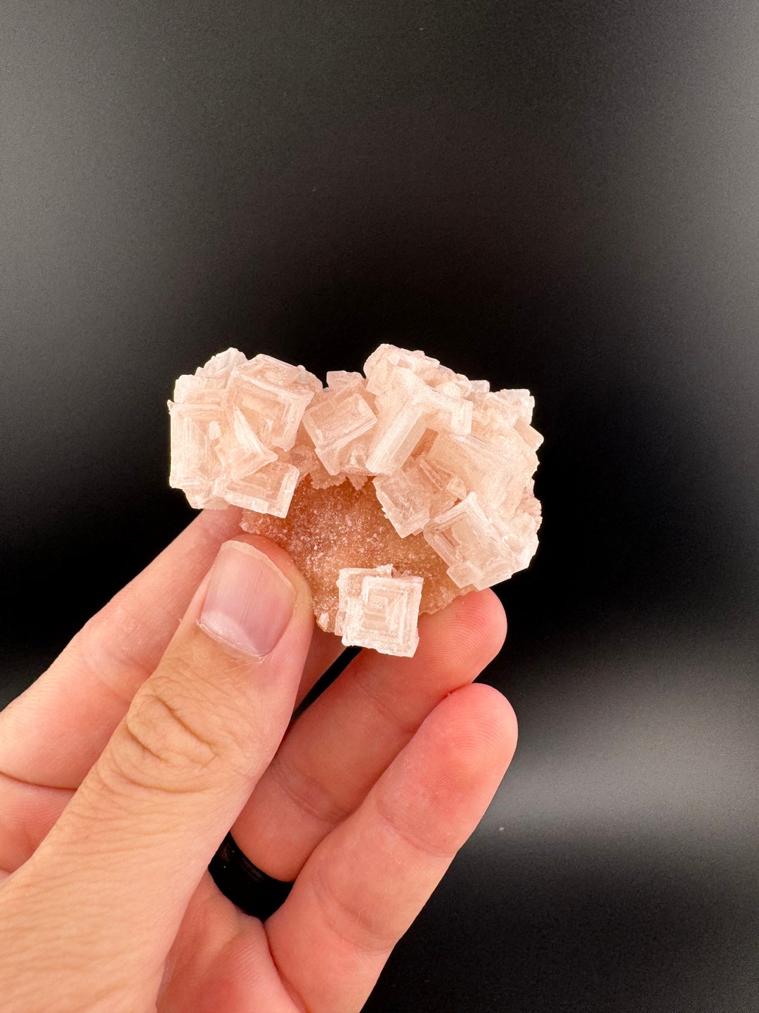 Pink Halite From Owens Lake, Inyo County, California, Natural Pink ...