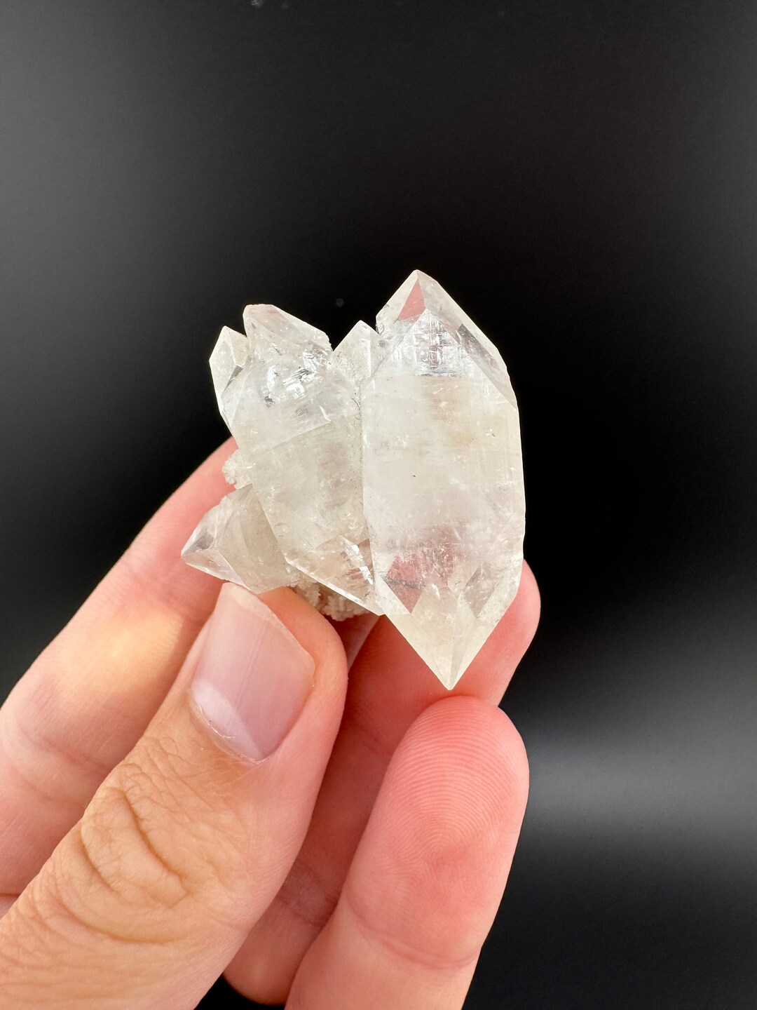 Diamond Apophyllite, Double Terminations, Gemmy Apophyllite, Fine ...