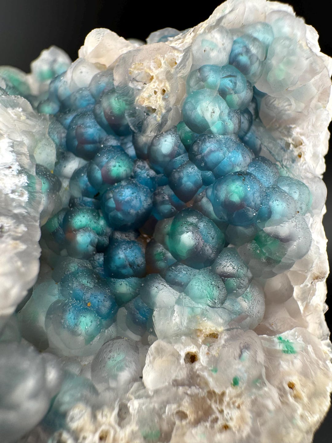 New Find, Chalcedony With Copper, Obi Island, Chrysocolla, Botryoidal ...