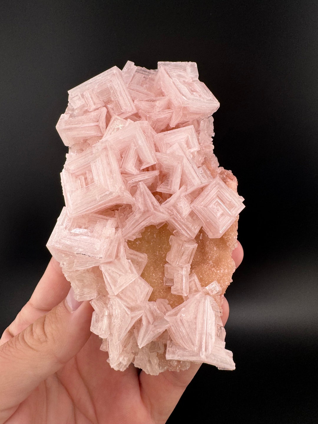 Pink Halite From Owens Lake, Inyo County, California, Natural Pink ...