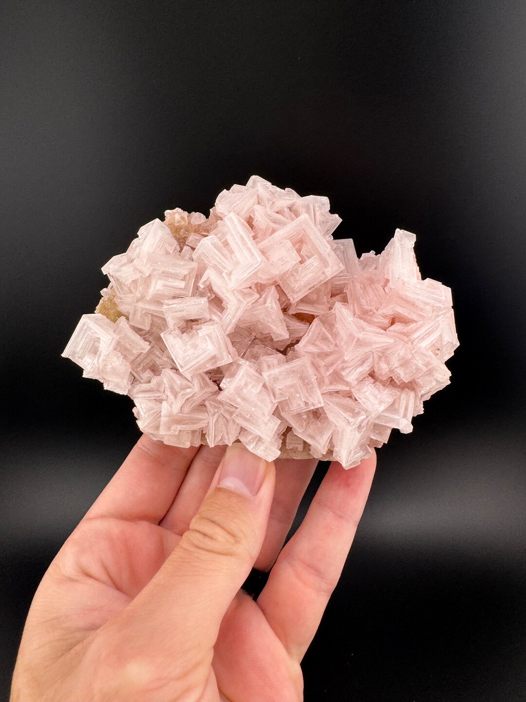 Pink Halite From Owens Lake, Inyo County, California, Natural Pink ...