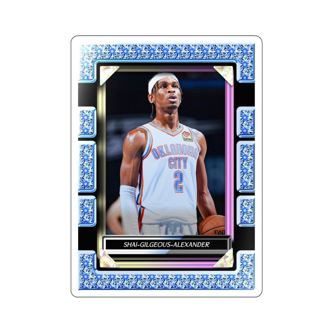 Shai Gilgeous Alexander Okc Thunder Sticker Basketball Sticker Phone ...