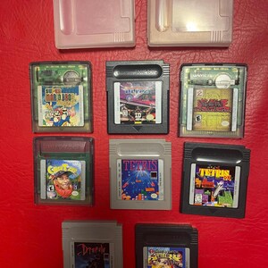 Nintendo Game Boy Color Atomic Purple Mint With Games and Case - Etsy