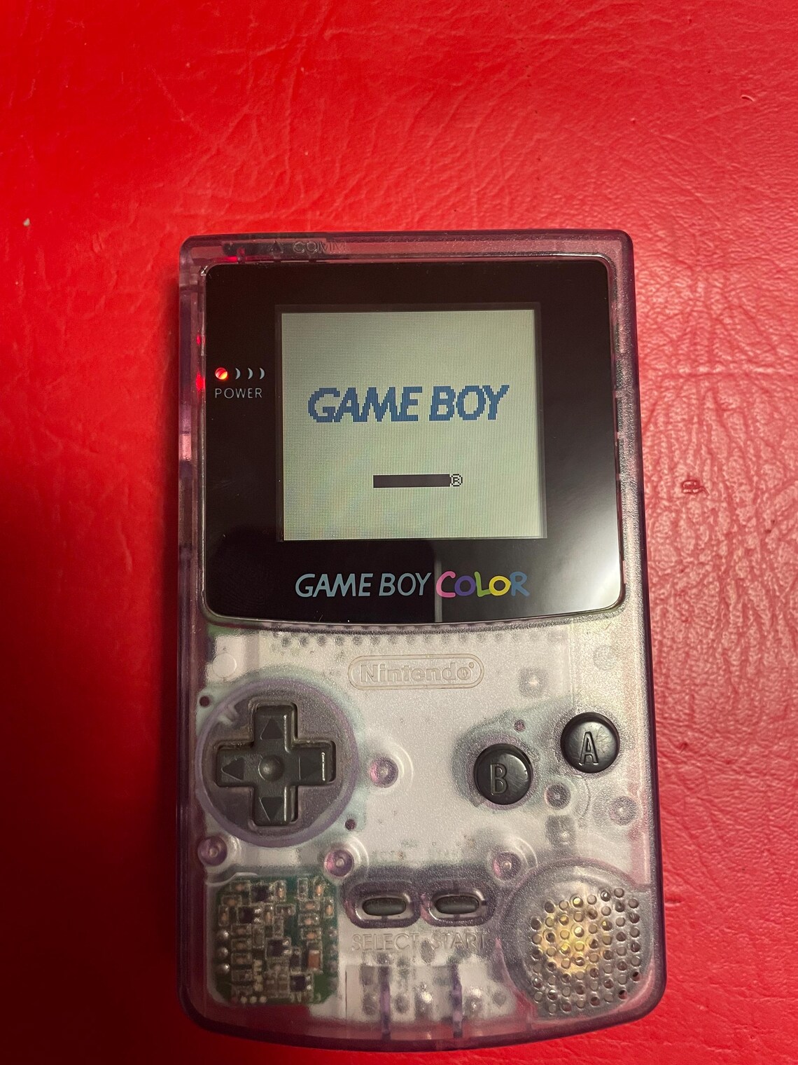 Nintendo Game Boy Color Atomic Purple Mint With Games and Case - Etsy