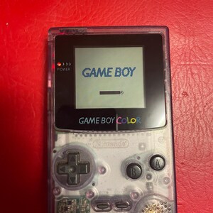 Nintendo Game Boy Color Atomic Purple Mint With Games and Case - Etsy
