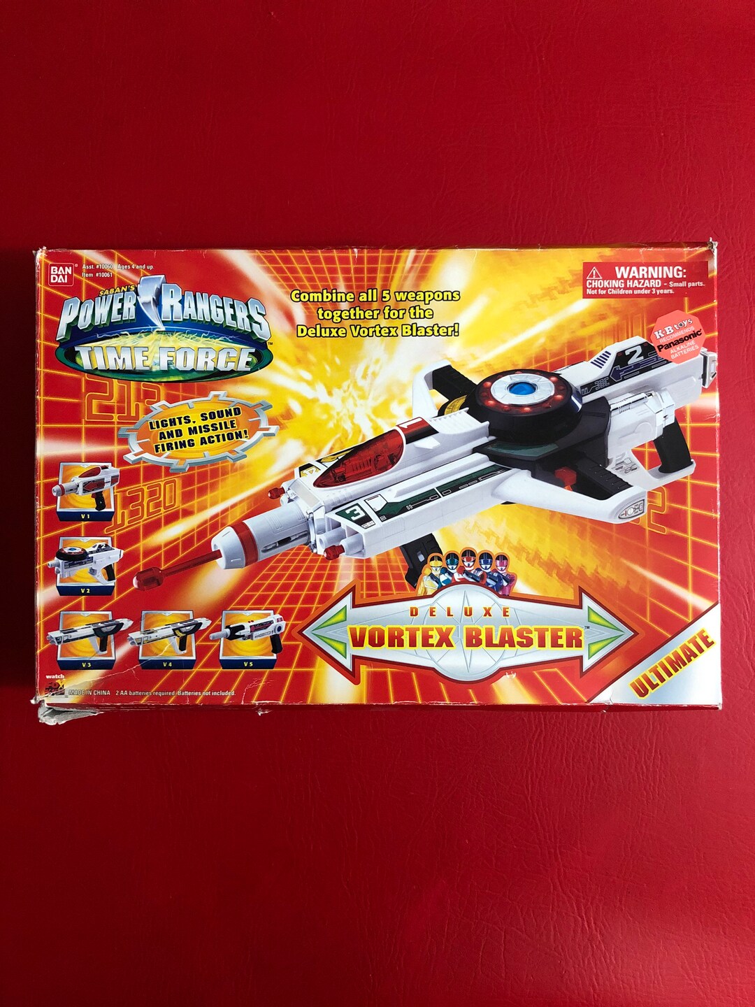 Power Rangers Time Force Ultimate Vortex Blaster Gun - Etsy