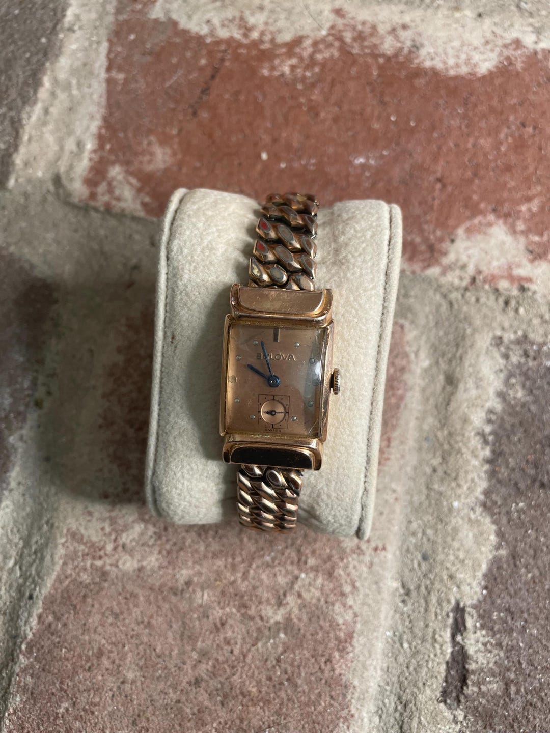 Vintage Bulova 14k Rose Gold Filled Windeup Watch - Etsy
