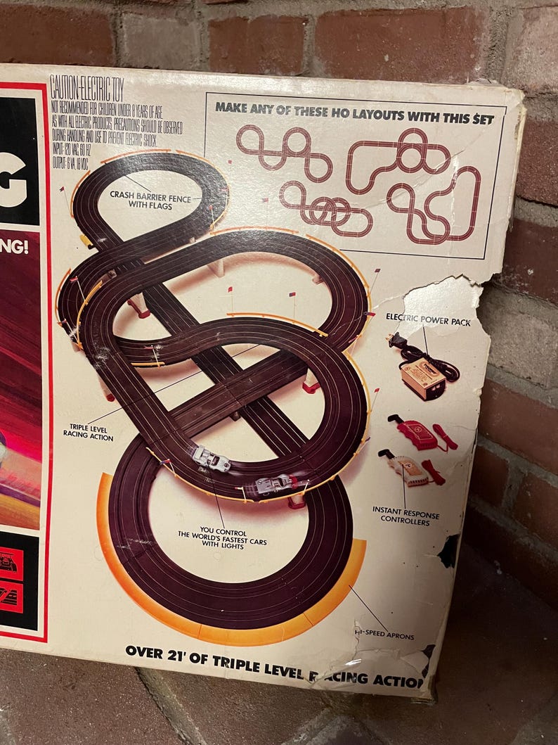 Vintage 1975 Tyco Pro Racing Slot Car Set Complete - Etsy
