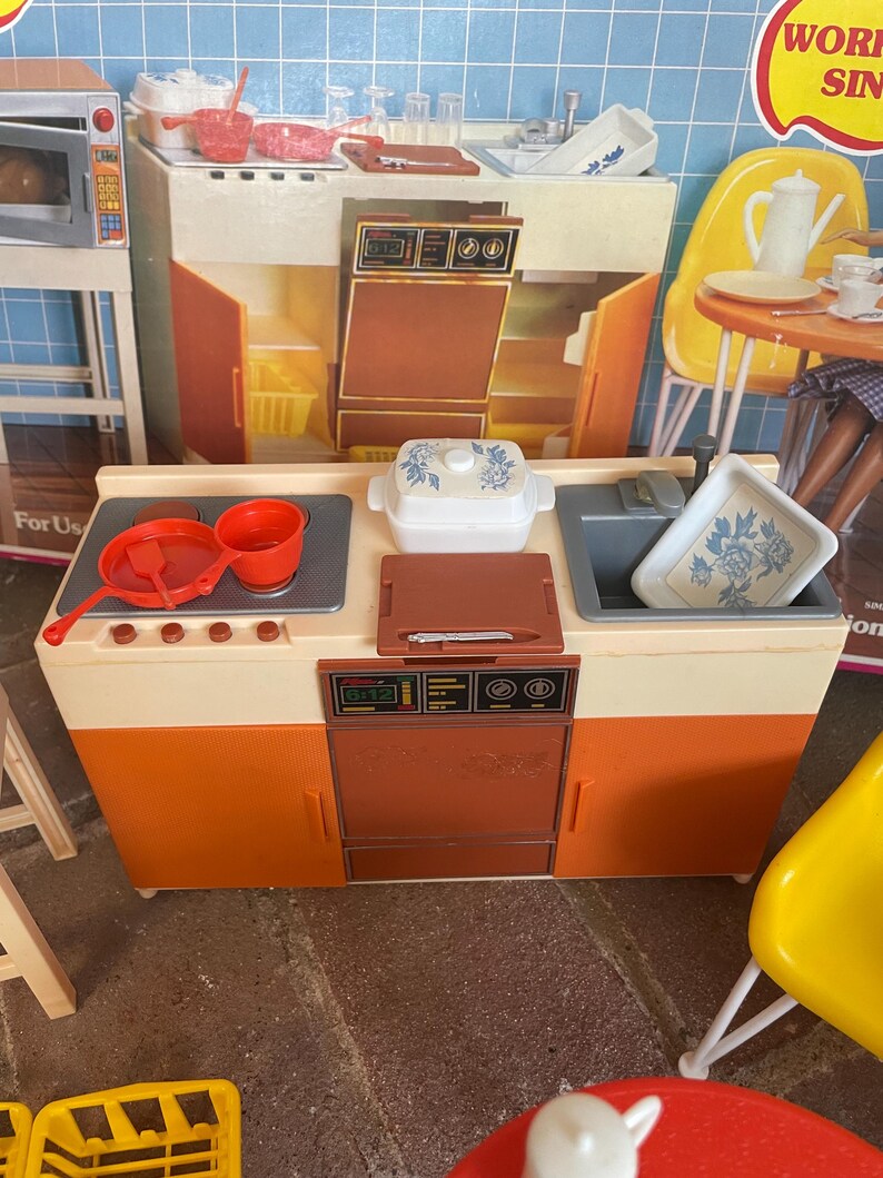 Rare 1984 Arco Barbie Kitchen Play Set - Etsy