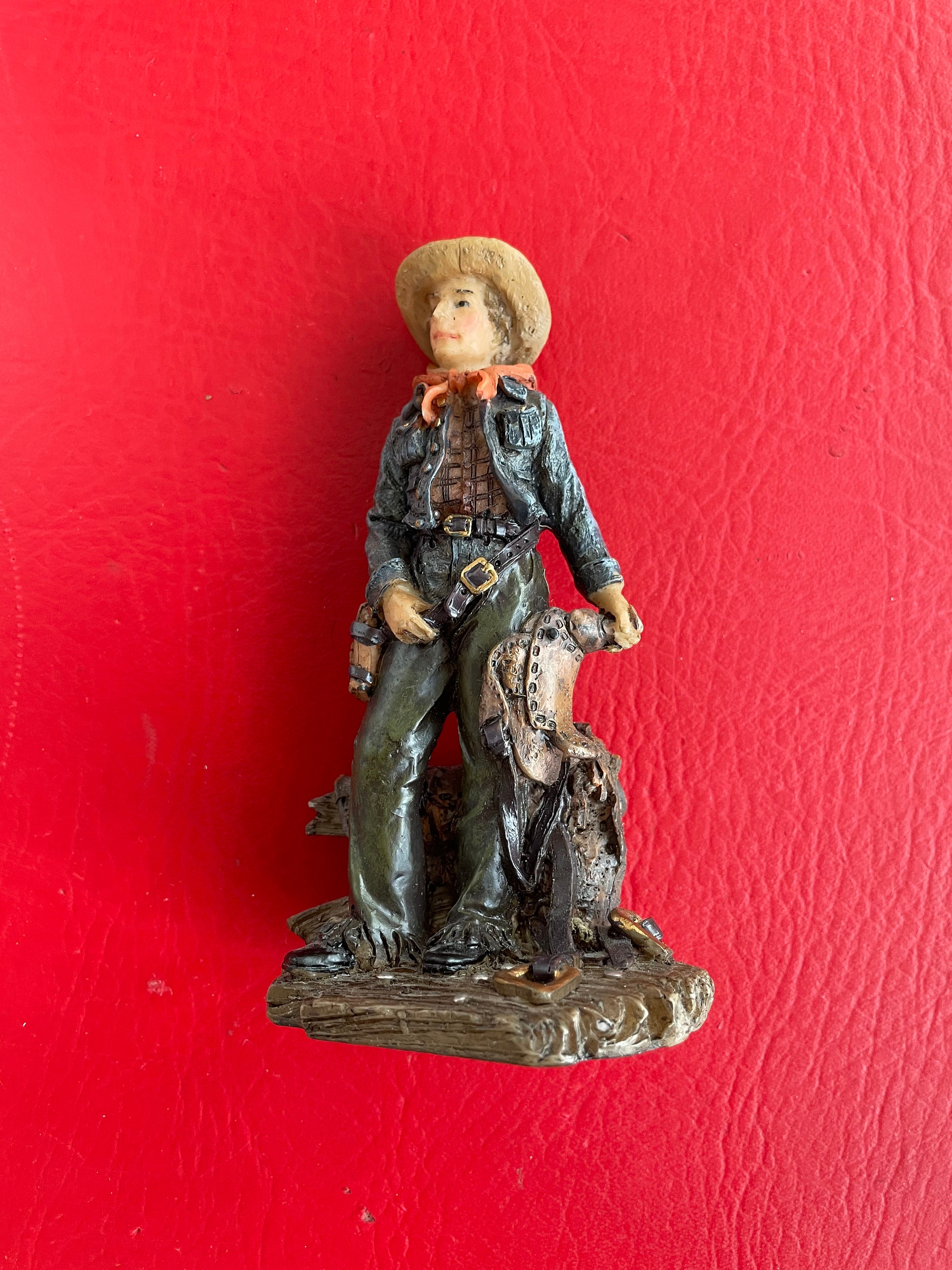 Vintage Western Cowboy Figurines 5.5 Inch - Etsy