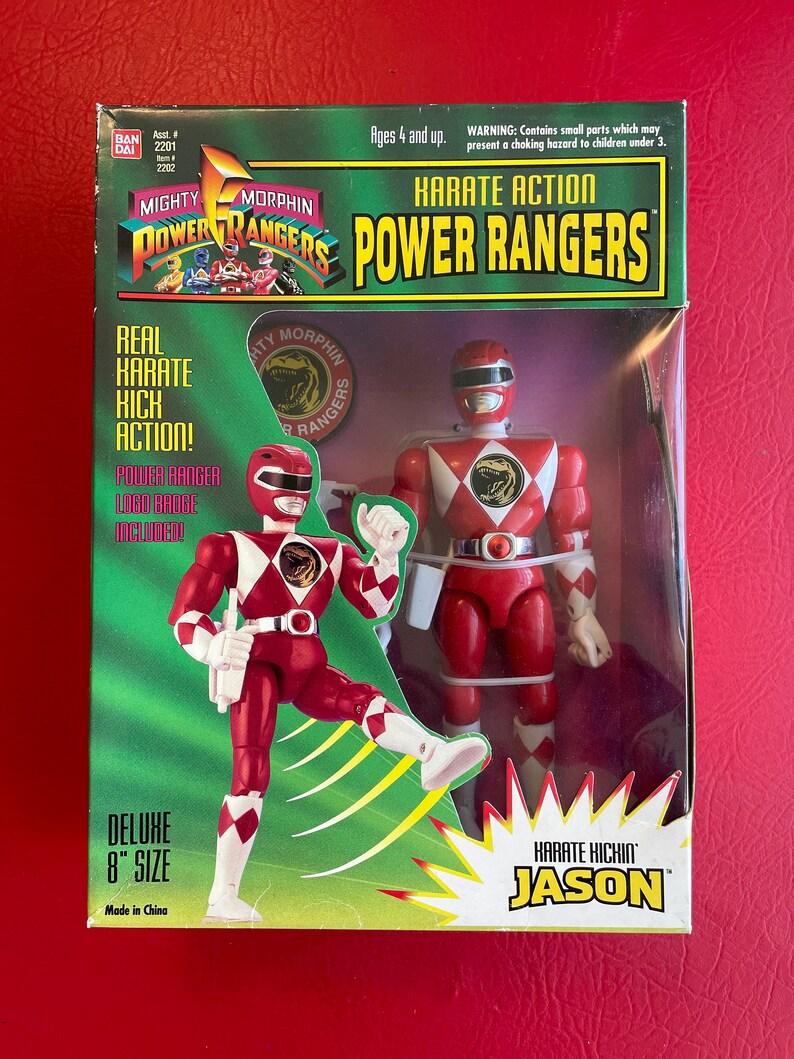 Bandai 1994 Karate Kickin' Jason Power Ranger Deluxe 8 Action Figure - Etsy