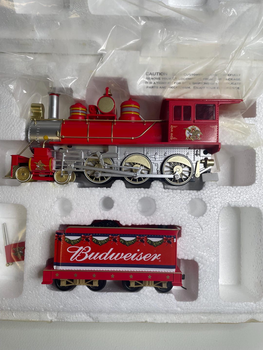 Bradford Exchange Hawthorne Village "budweiser Holiday Express ...
