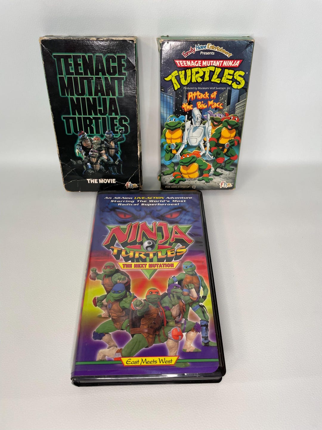 Vintage 1990s Teenage Mutant Ninja Turtles Vhs Movies - Etsy