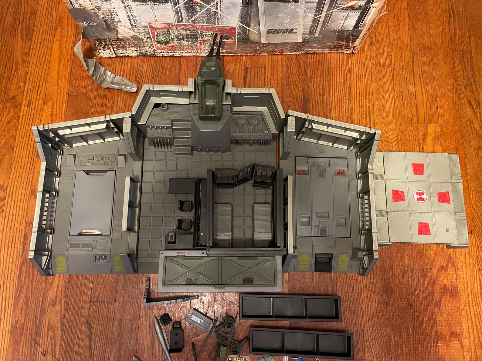 1983 Hasbro GI JOE Headquarters Command Center Playset With Box - Etsy