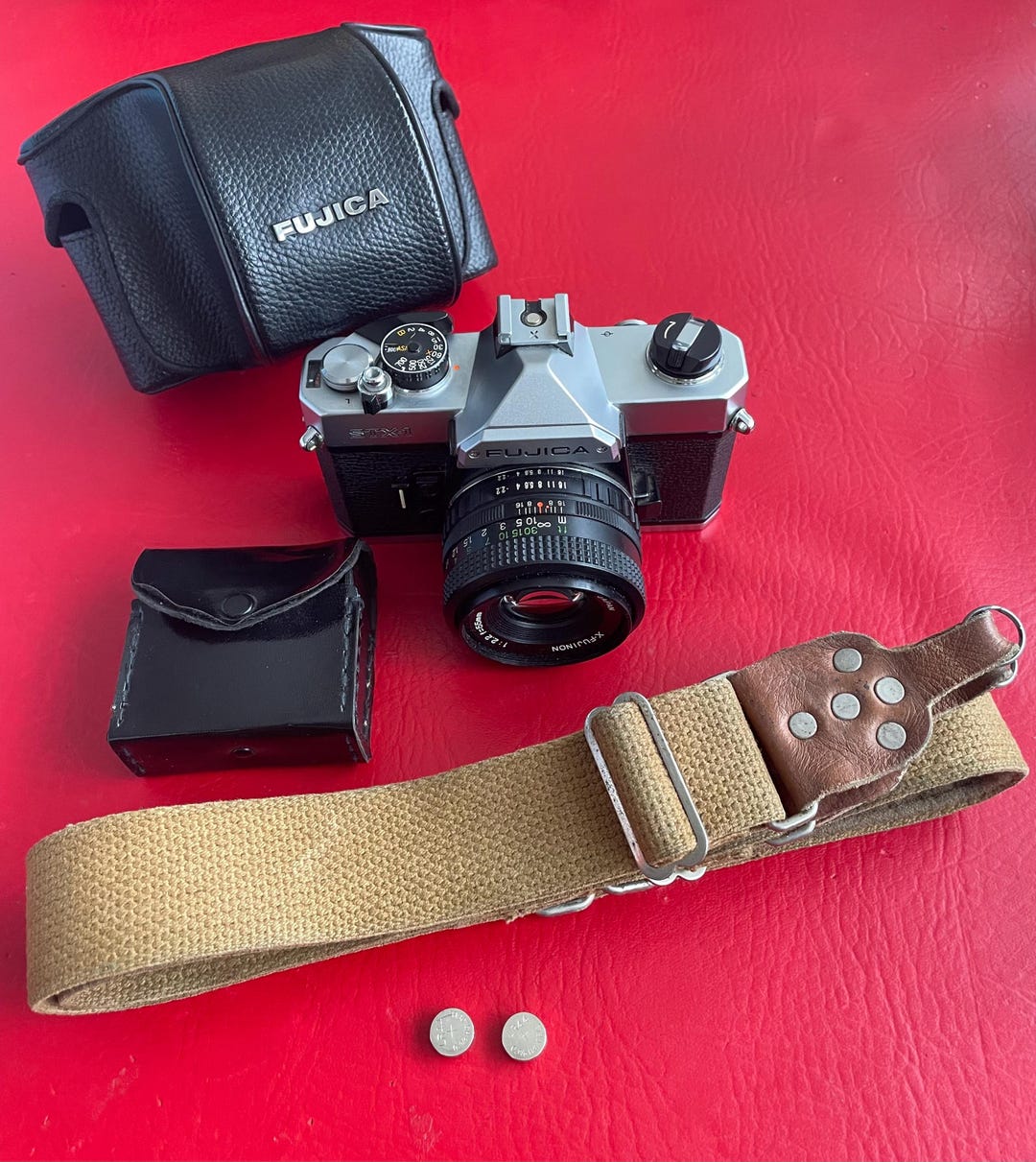 Mint Condition Fuji Fujica Stx-1 Camera With Upgraded Prime Lens 55mm ...