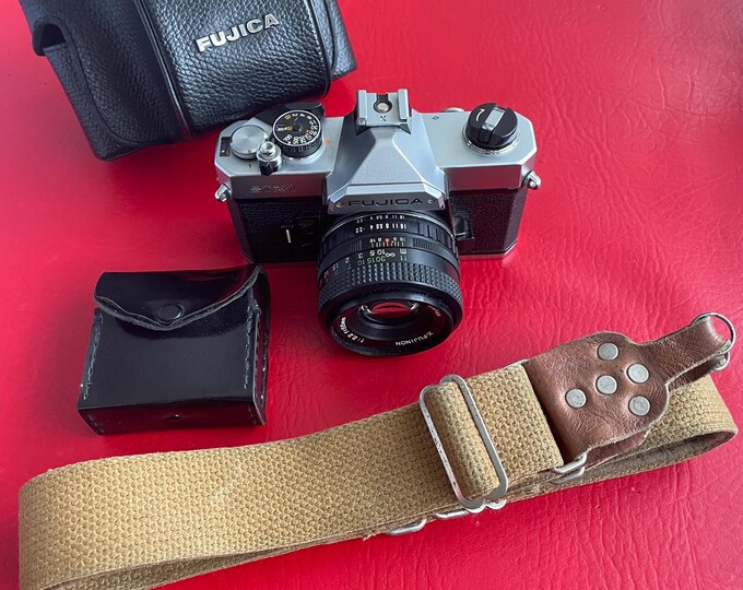 Mint Condition Fuji Fujica Stx-1 Camera With Upgraded Prime Lens 55mm ...
