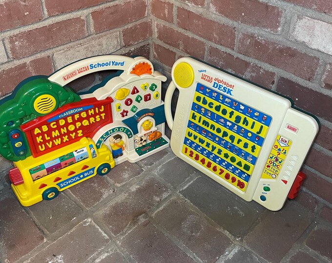 Vtech Talking Little Smart Alphabet Desk - Fun & Educational #7997 - Etsy