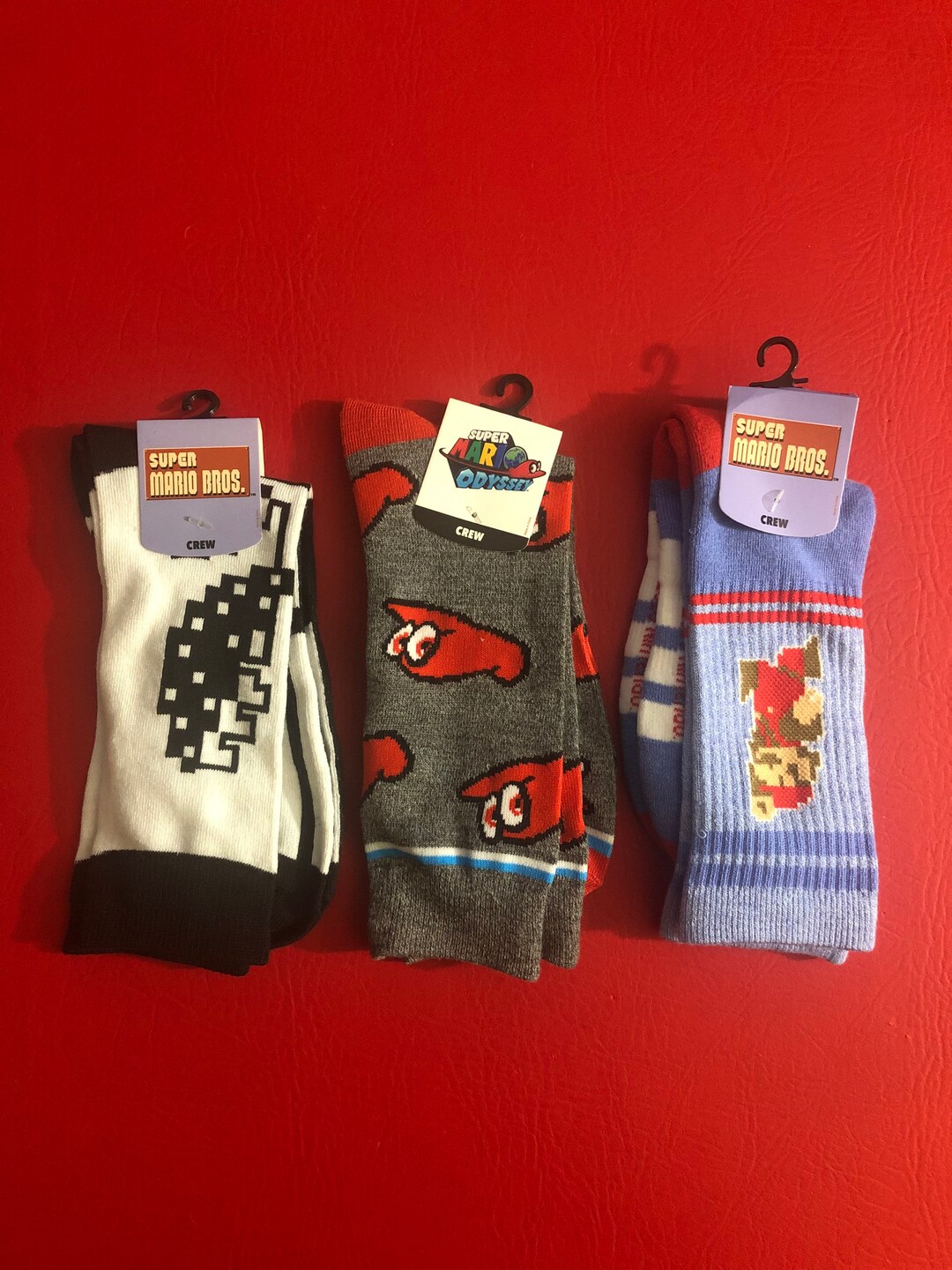 2018 Nintendo Super Mario Socks - Etsy