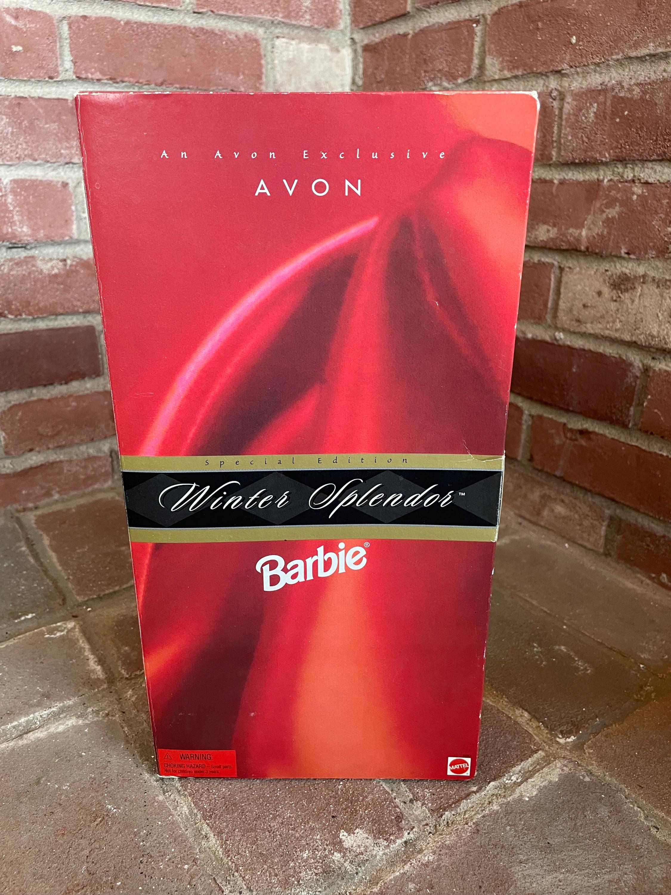 1998 Avon Exclusive Barbie Caucasian Blonde Winter Splendor - Etsy