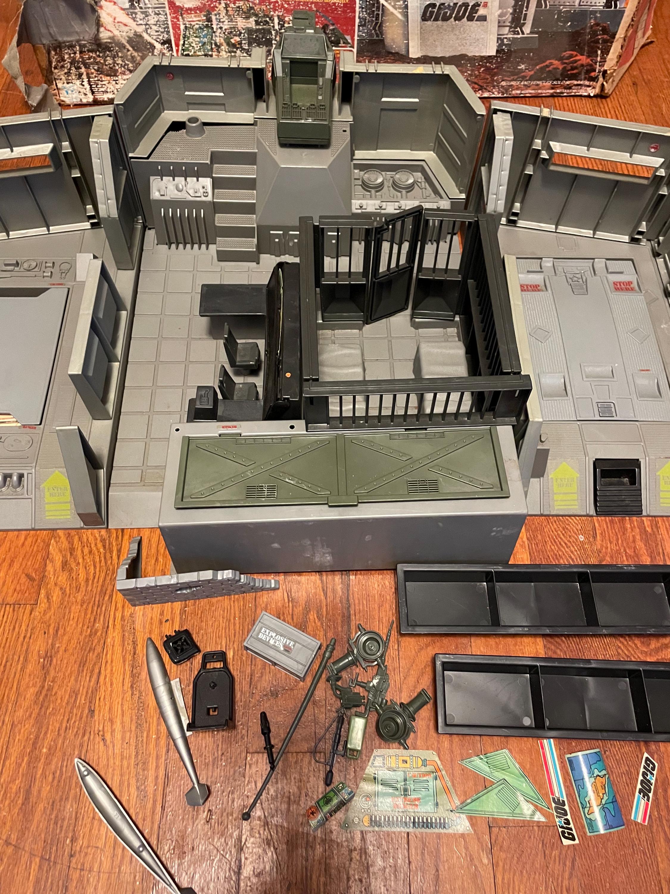 1983 Hasbro GI JOE Headquarters Command Center Playset With Box - Etsy