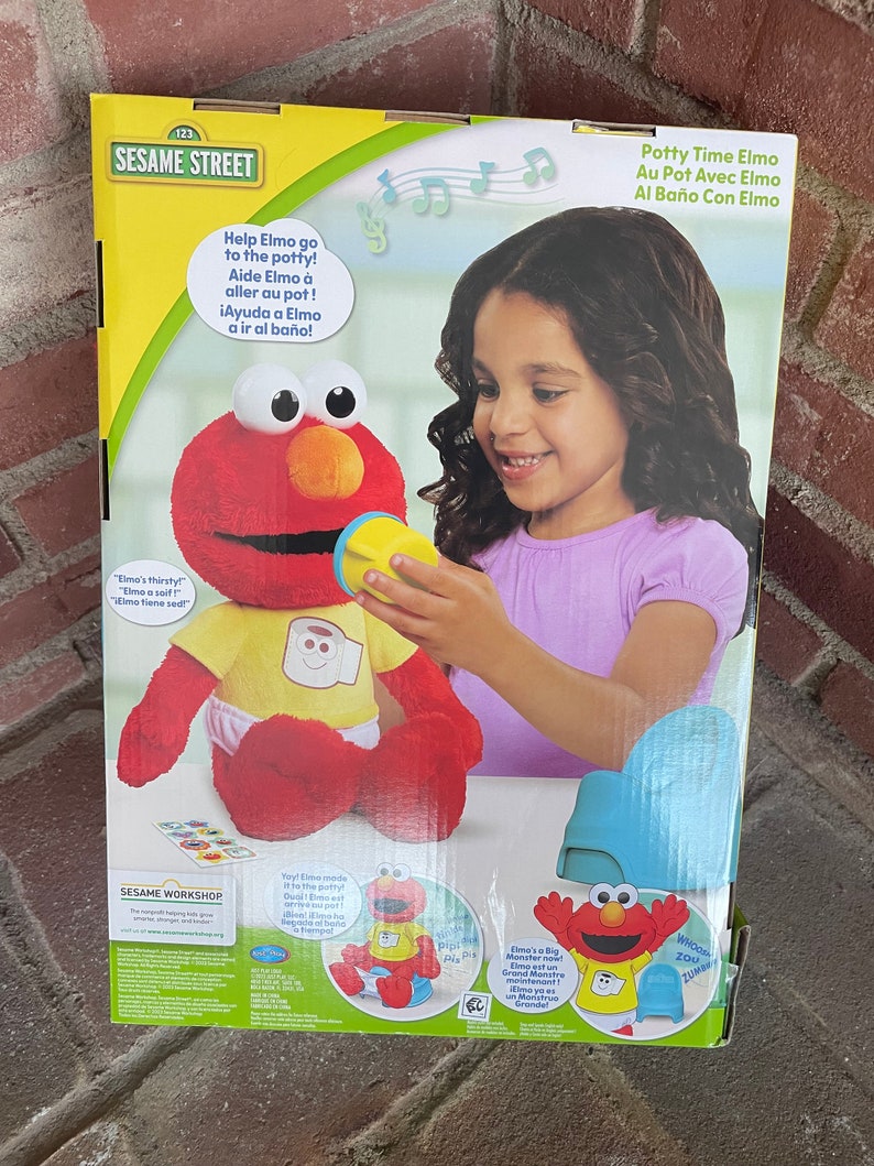 Sesame Street Potty Time Elmo - Etsy Ireland