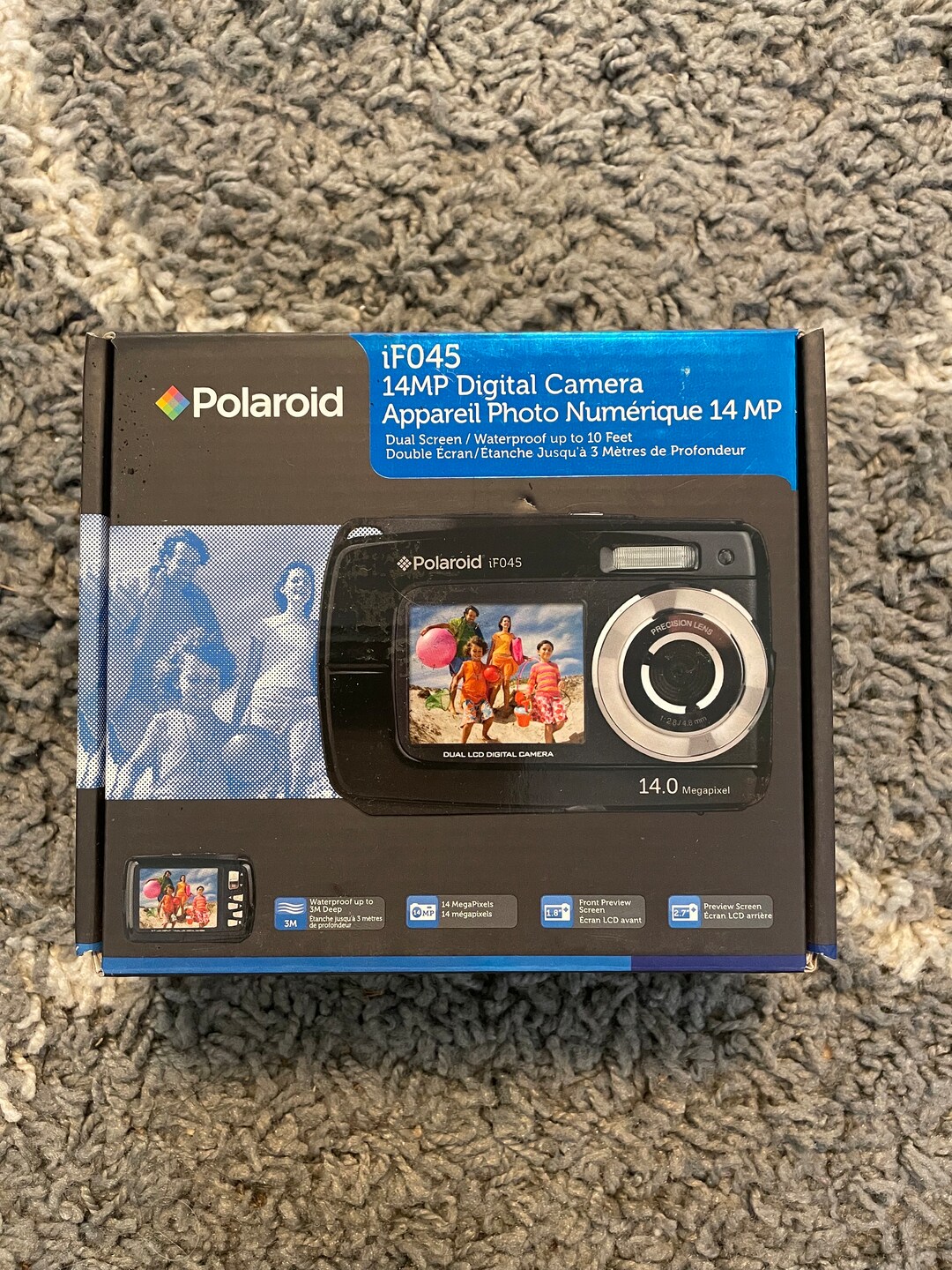 Polaroid If045 14MP Digital Dual Screen Compact Camera Waterproof 3 ...